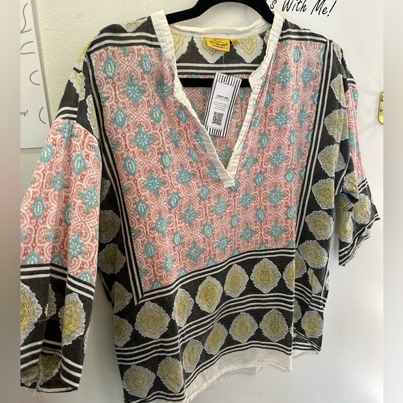Roberta Roller Rabbit | Tops | Roberta Roller Rabbit Tunic Top Printed ...